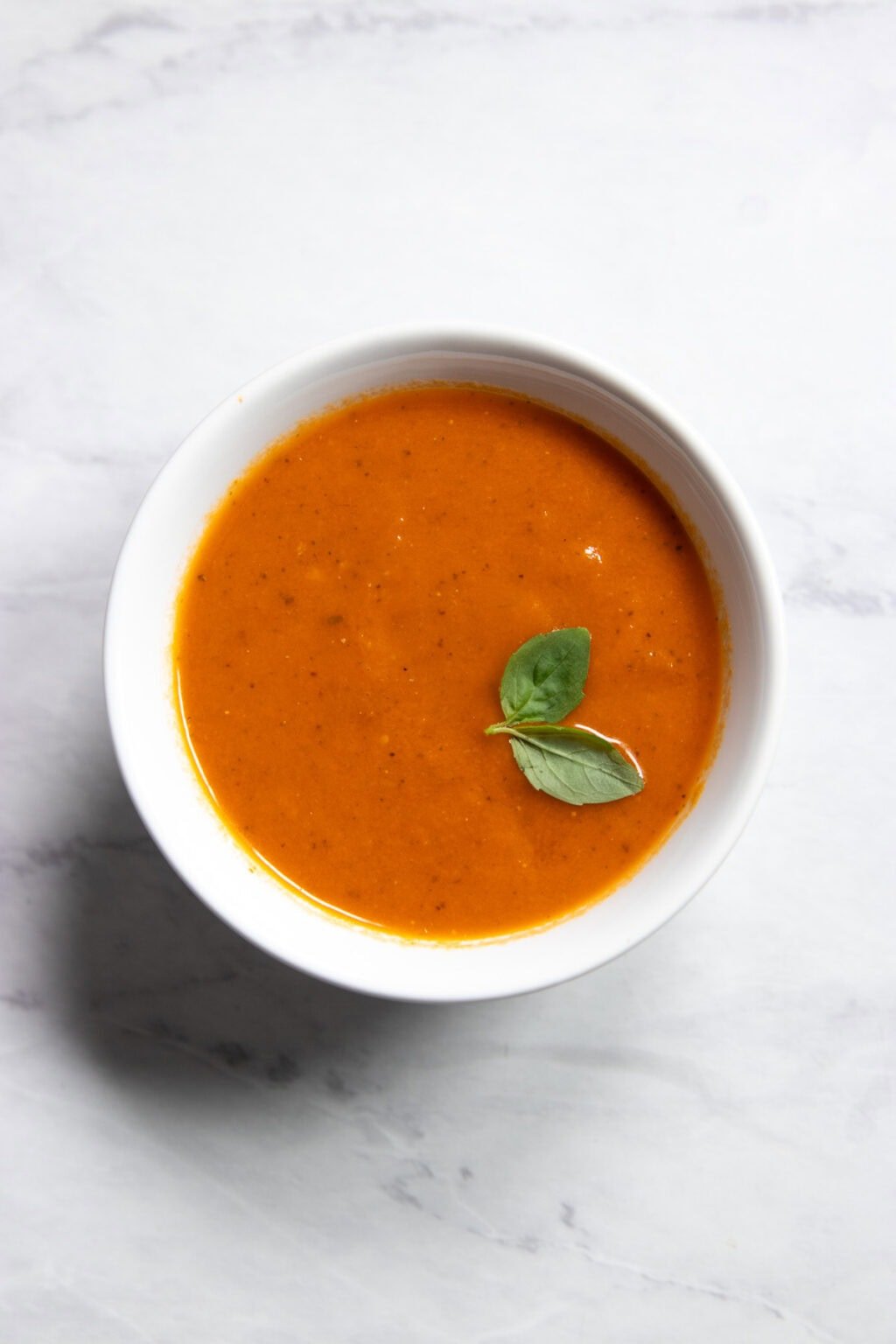 Low FODMAP Tomato Basil Soup - Fun Without FODMAPs