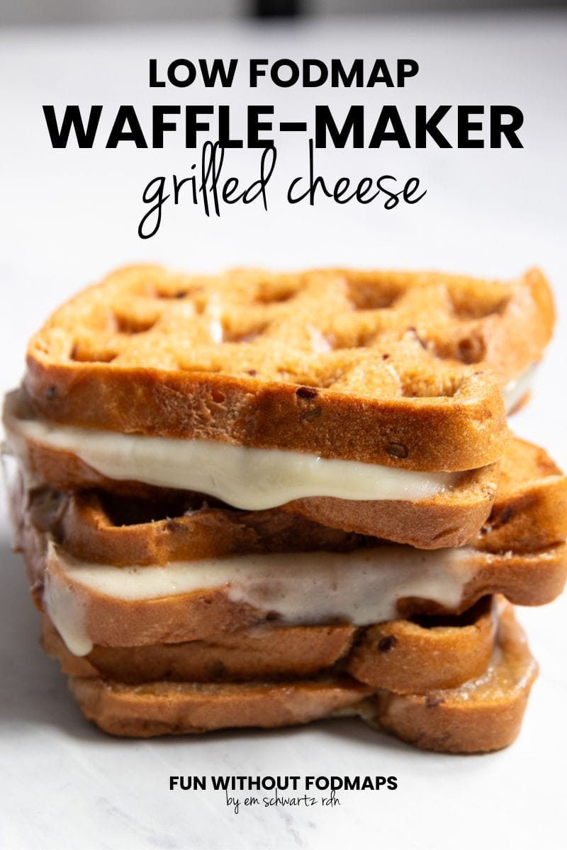 Low FODMAP Waffle-Maker Grilled Cheese - Fun Without FODMAPs